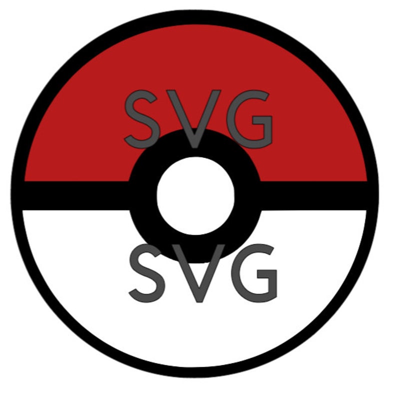 Pokeball Svg - Etsy
