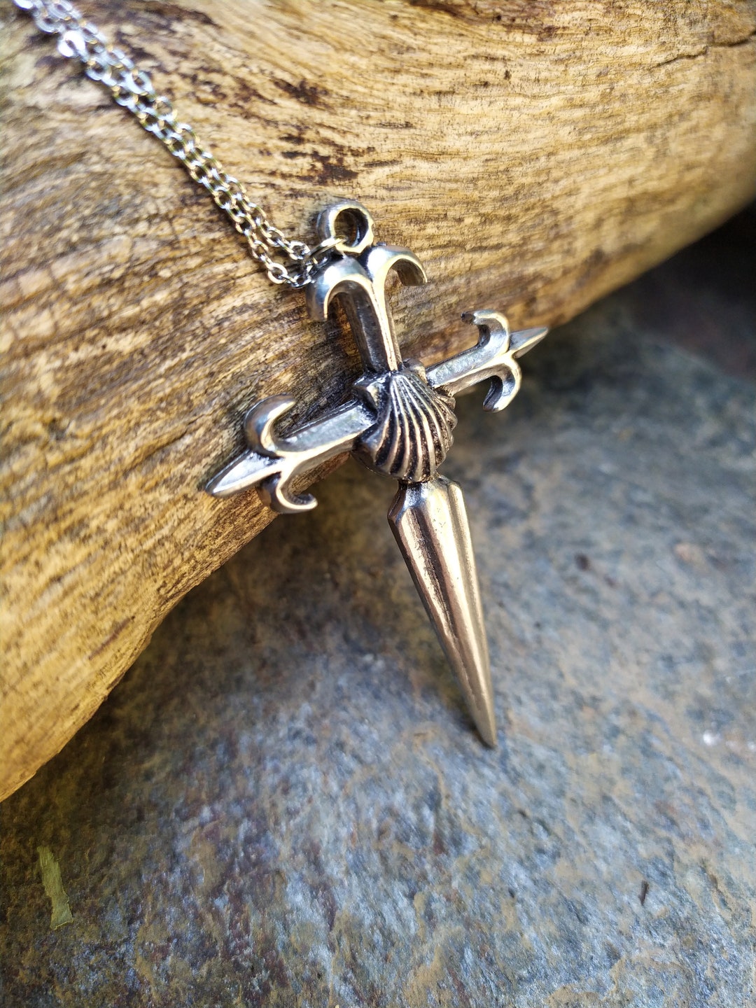 Saint James Cross Pendant Necklace – Symbol of the Camino De Santiago ...