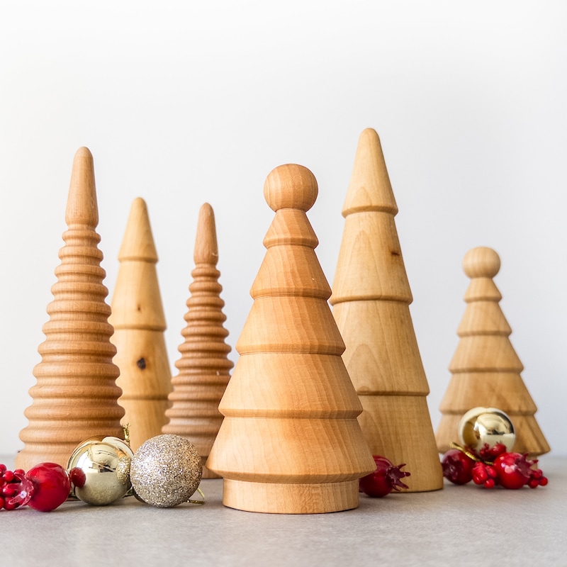 Wooden Trees Decor - Etsy