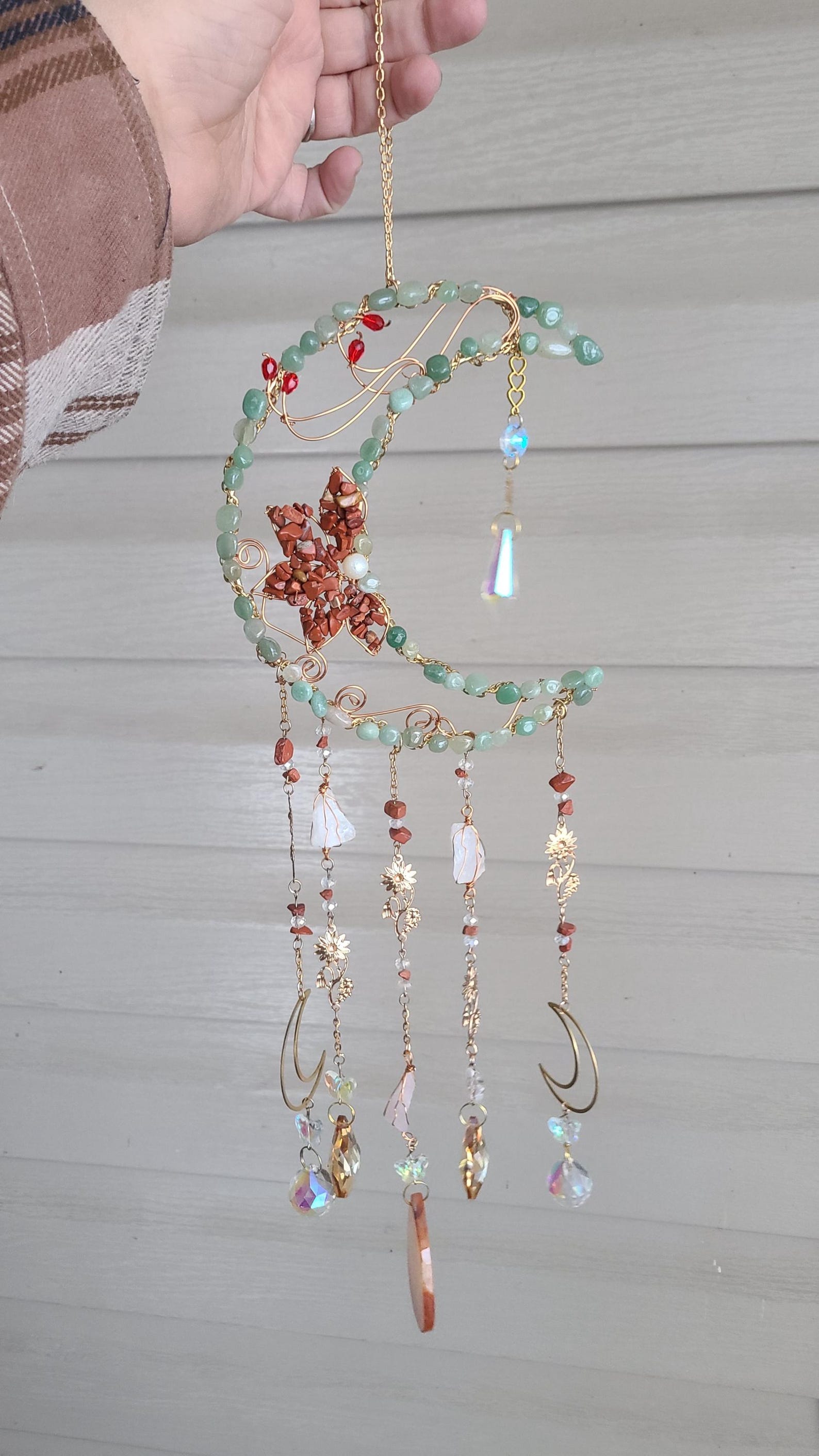 Large Flower Moon Suncatcher - Etsy