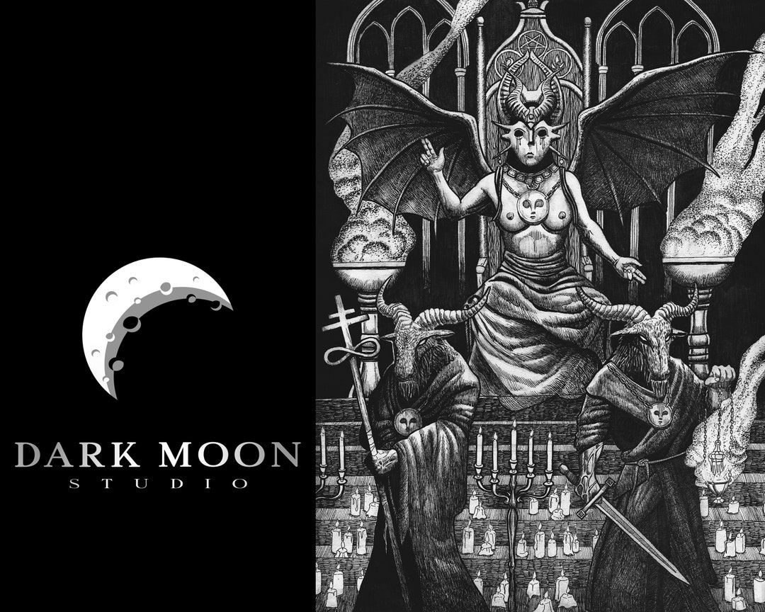 Printable Poster ritual Fantasy Art - Etsy