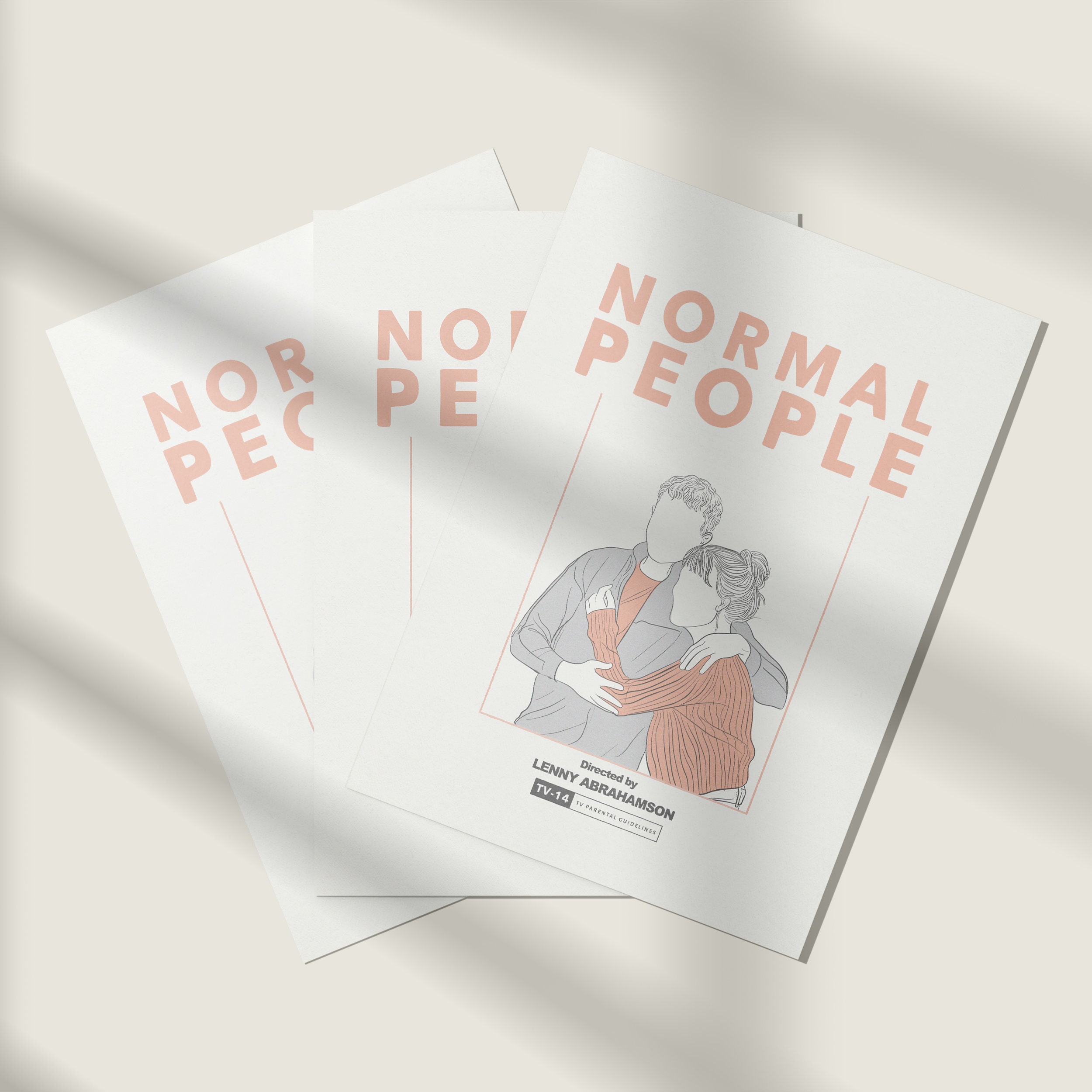Normal People Poster | Lenny Abrahamson | Tv Series Poster | Postcards ...
