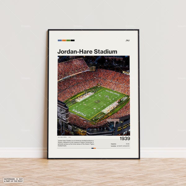 Vintage Auburn Sports Art - Etsy