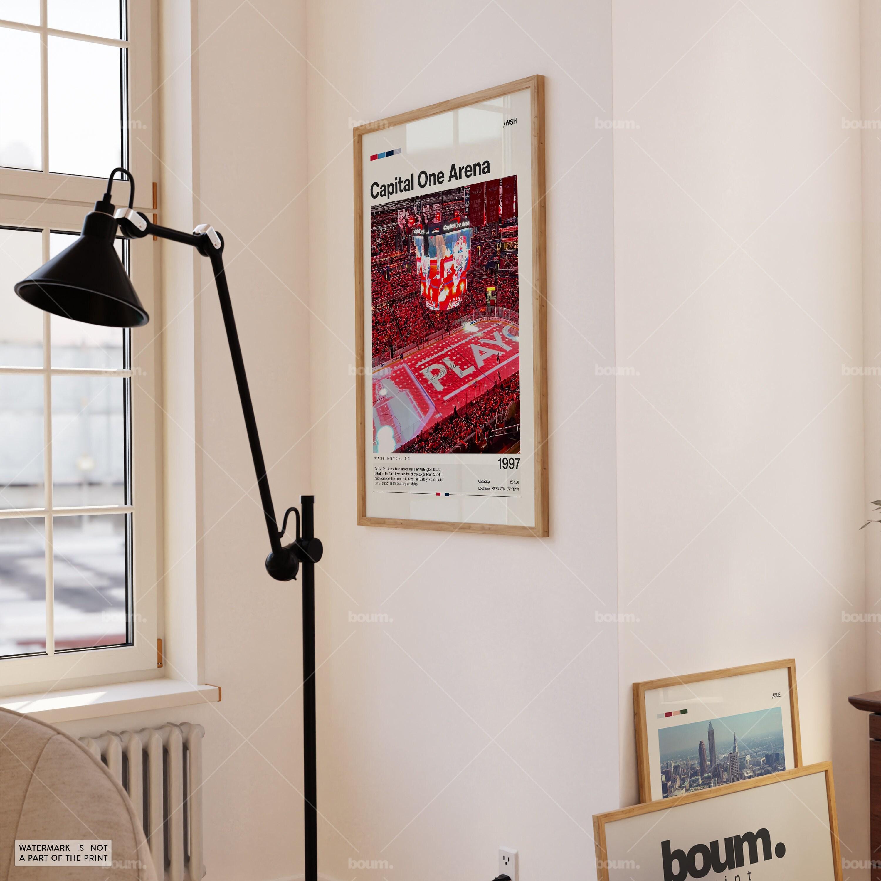 Capital One Arena Poster, Washington Capitals Poster Print, NHL Arena ...