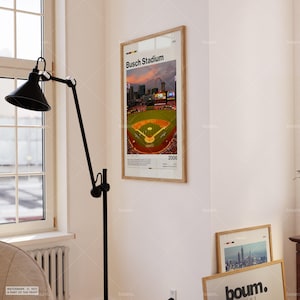Busch Stadium Poster, St. Louis Cardinals Poster Print, MLB Stadium ...