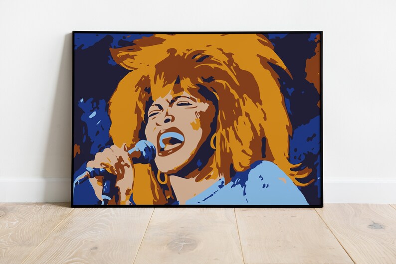 Tina Turner Svg Png Jpg the Queen of Rock 'n' Roll Cut File Cricut ...