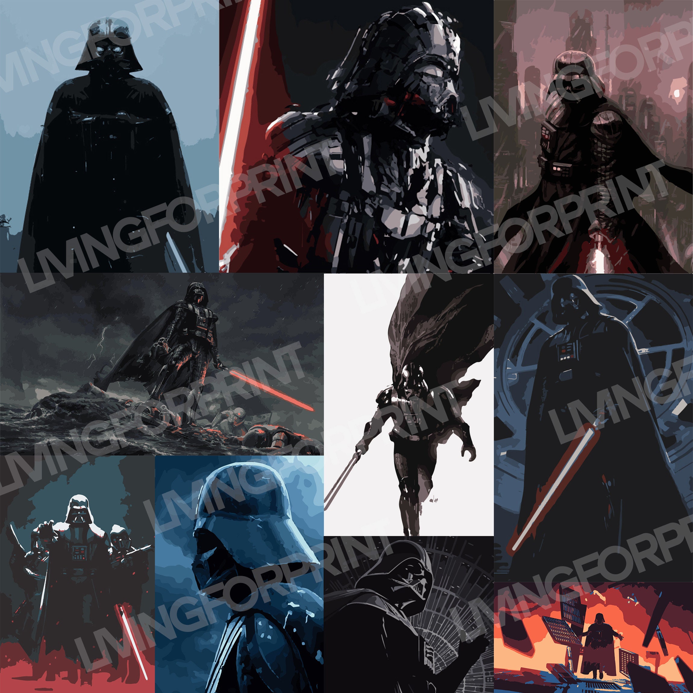 Darth Vader SVG PNG JPG Bundle Star Wars Bundle Darth Vader Design File ...