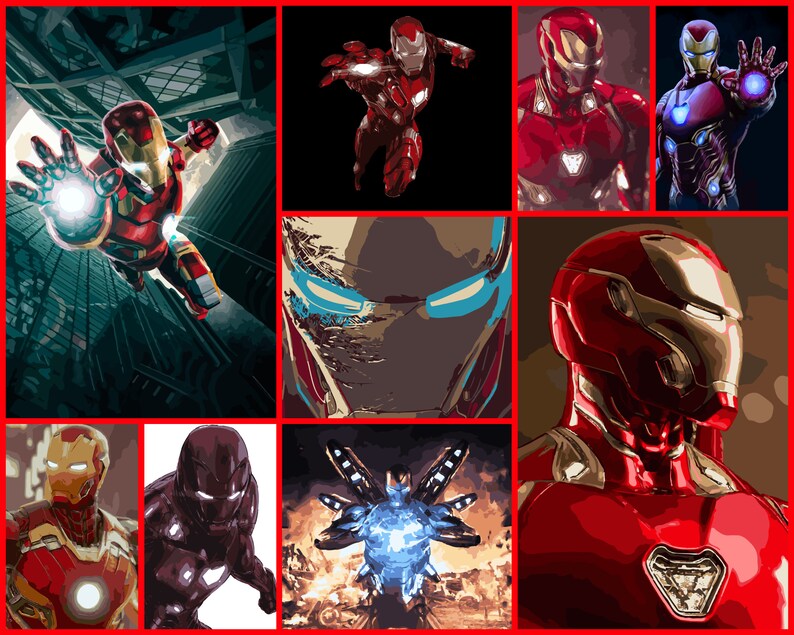 Iron Man Svg Png Tony Stark the Avengers Cut File Cricut Sublimation ...