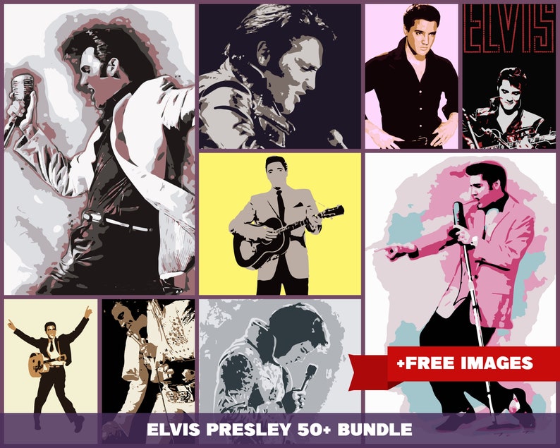 Elvis Presley Svg Png The King Of Rock And Roll Cut File Cricut