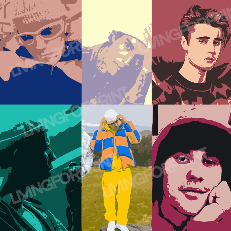 Justin Bieber Svg Png Jpg | Justin Bieber Poster | Justin Bieber Merch ...