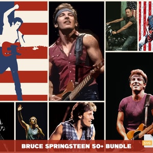 Bruce Springsteen Svg Png Jpg | the Boss | Rock Folk | Merch | Born in ...