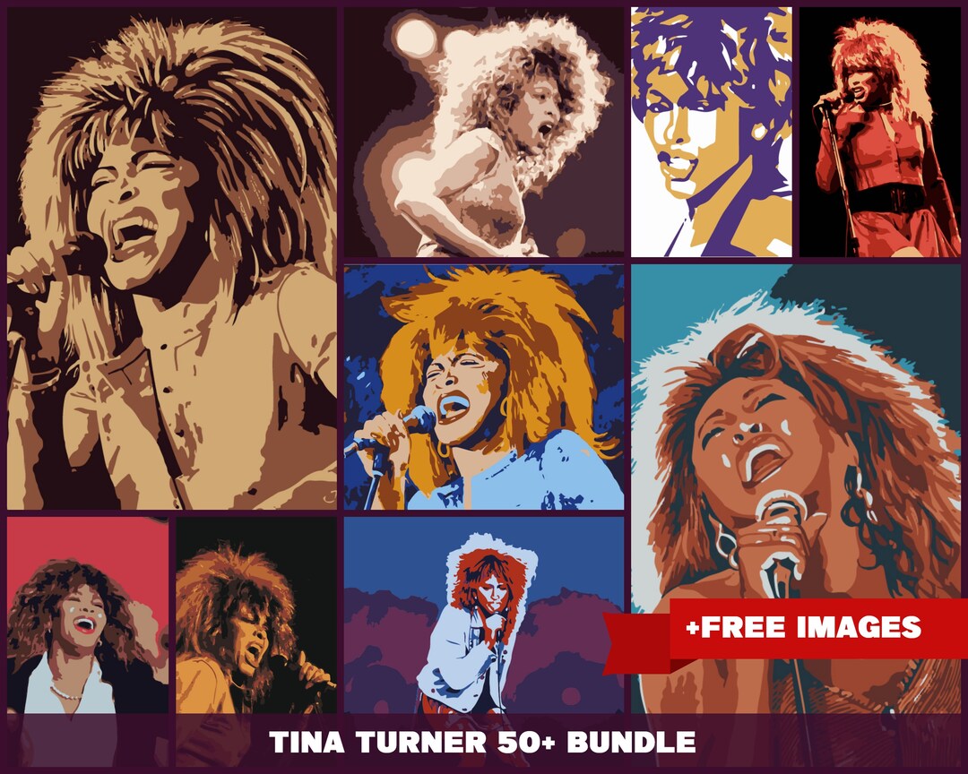 Tina Turner Svg Png Jpg the Queen of Rock 'n' Roll Cut File Cricut ...