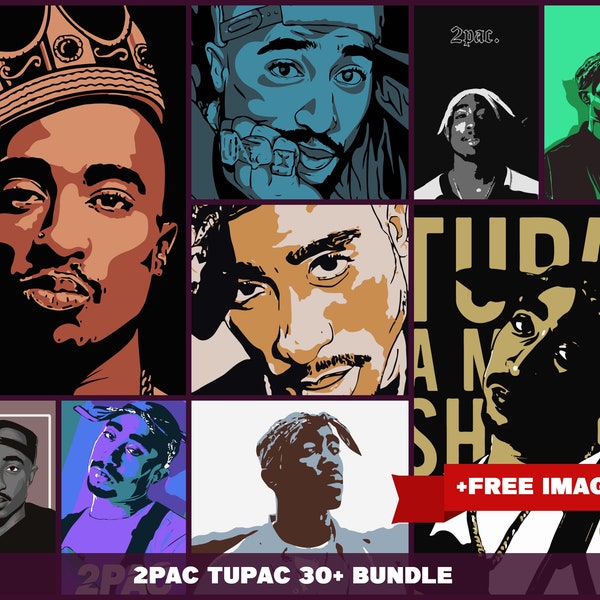 Tupac Svg - Etsy
