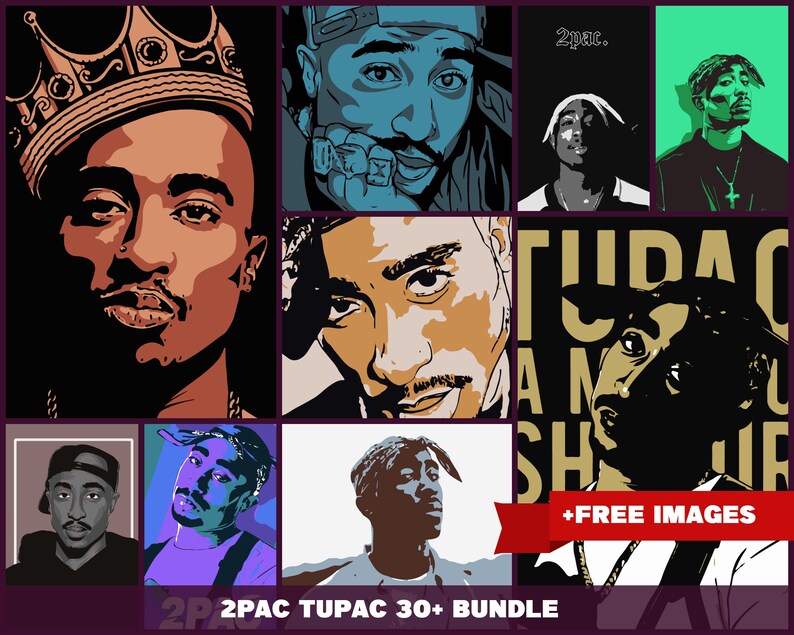 2pac Tupac Svg Png Jpg Rapper Hip Hop Cut File Cricut - Etsy