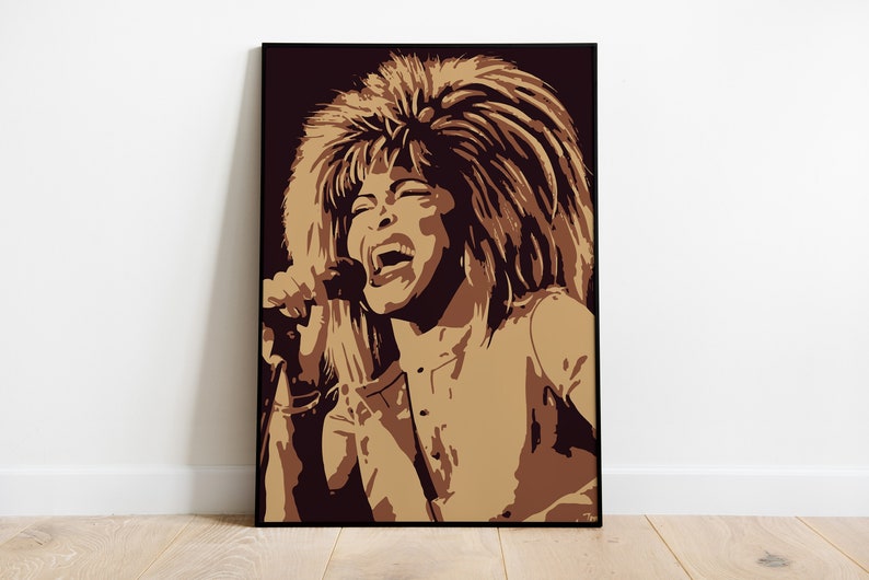 Tina Turner Svg Png Jpg the Queen of Rock 'n' Roll Cut File Cricut ...