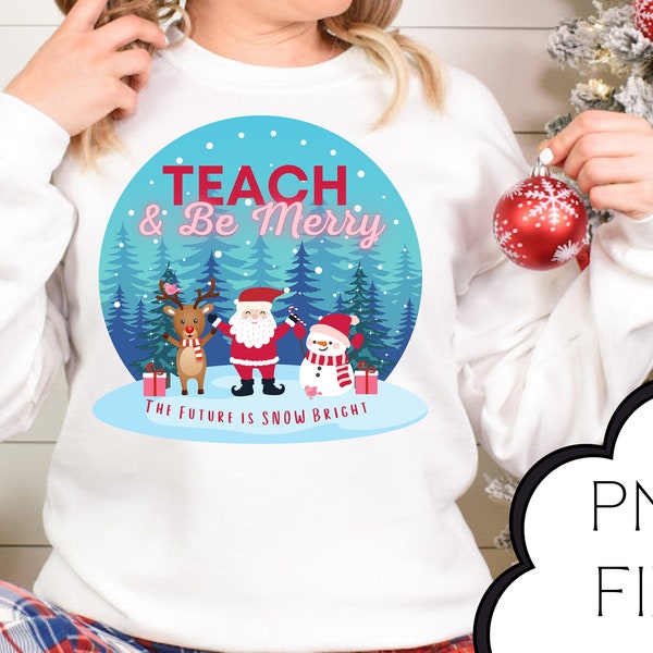 Teach and Be Merry Png - Etsy