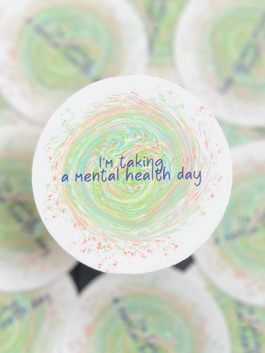 Mental Health Day Sticker | Waterproof Vinyl Decal | Therapist Gift - Etsy