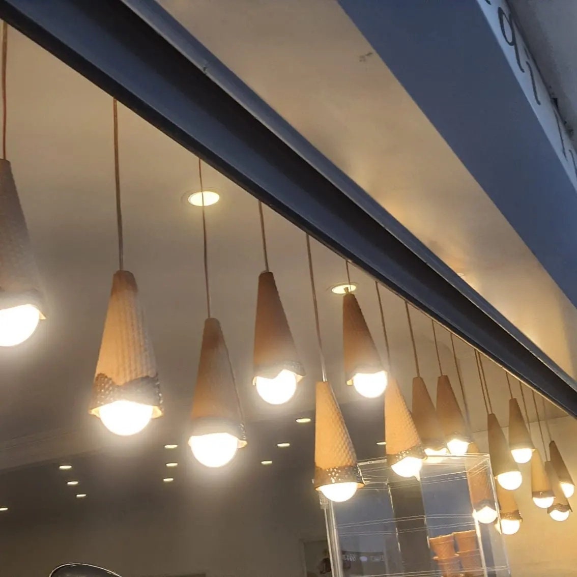 Buy 12 Pay 10 Handmade Ceramic Ice Cream Cone Lamp Fixture - Etsy
