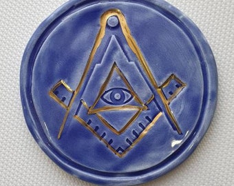 Masonic Coasters Pottery - Etsy