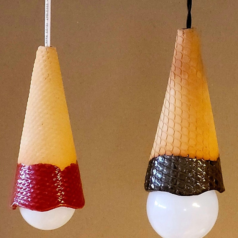 Cone Lamp - Etsy