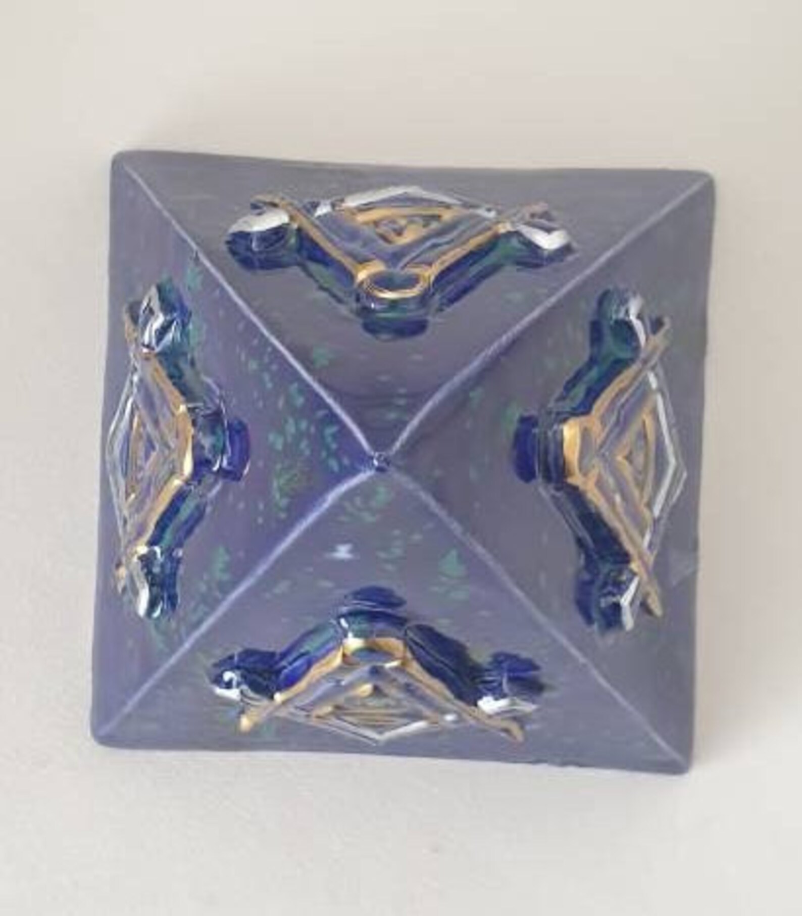 Masonic Pyramid Ceramic Symbol Seeing Eye, Miter & Compass. Freemasonry ...