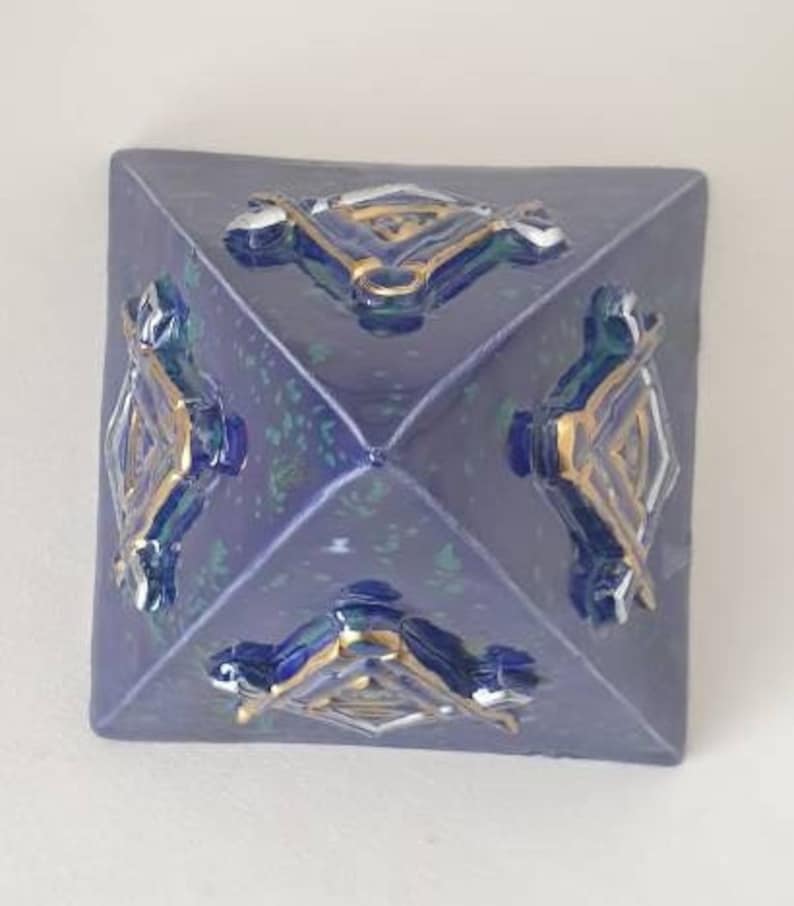 Masonic Pyramid Ceramic Symbol Seeing Eye, Miter & Compass. Freemasonry ...