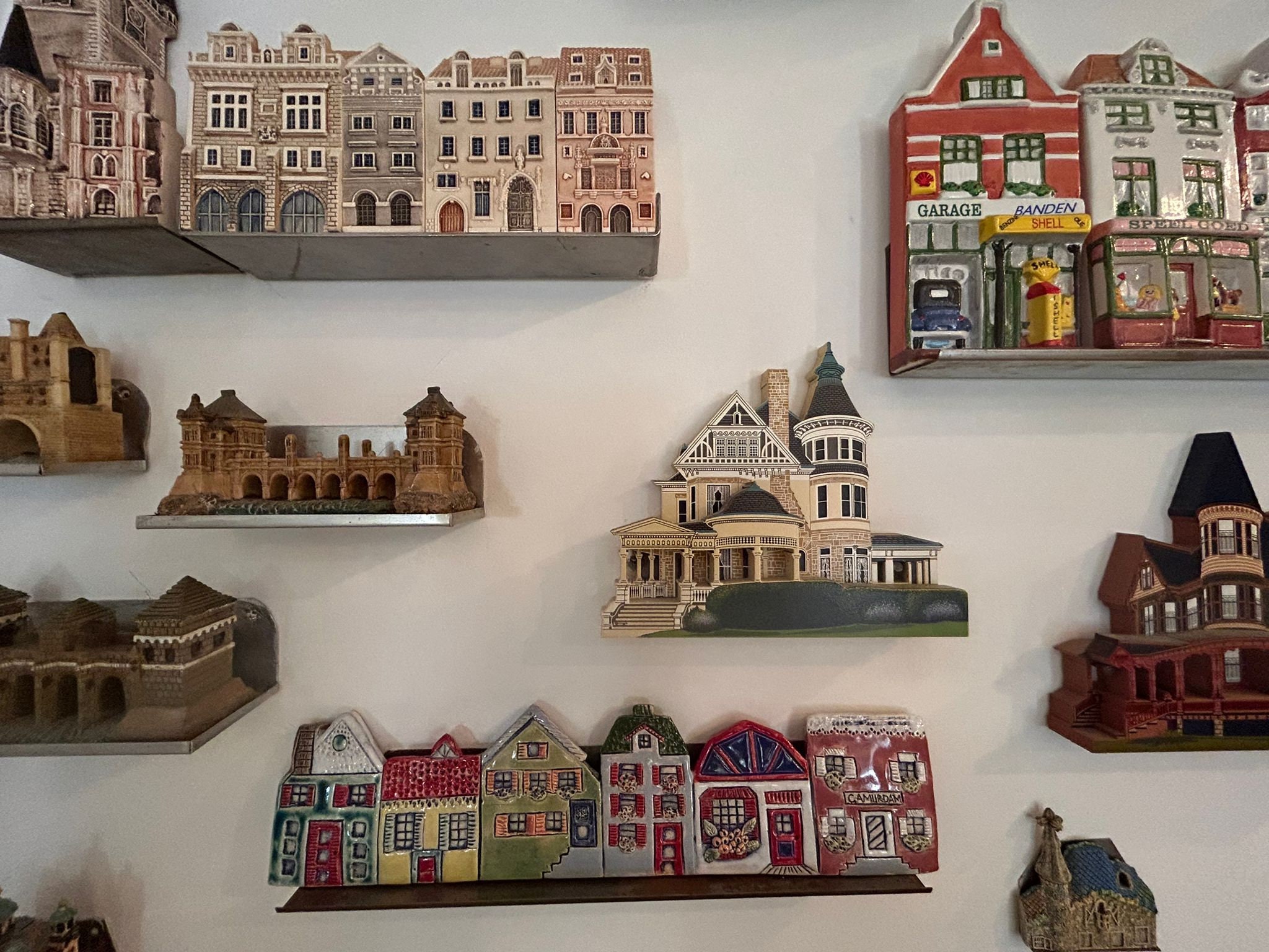 Wall Ornament. House Collection ARTWORK Handmade Handpainted Ceramic ...
