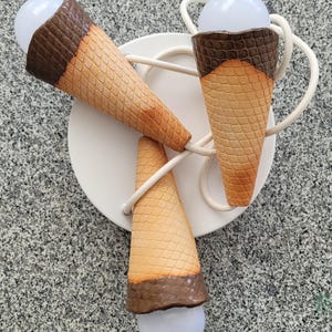 Ice Cream Pendant Light – Pink Ceramic Cone Lamp – Cute Kitchen Hanging ...