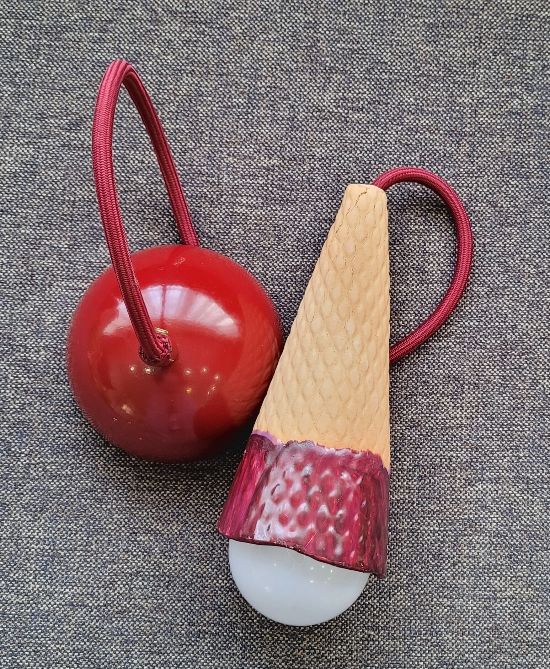 Pink Ice Cream Pendant Lamp – Cute Kitchen Light – Handmade Ceramic ...