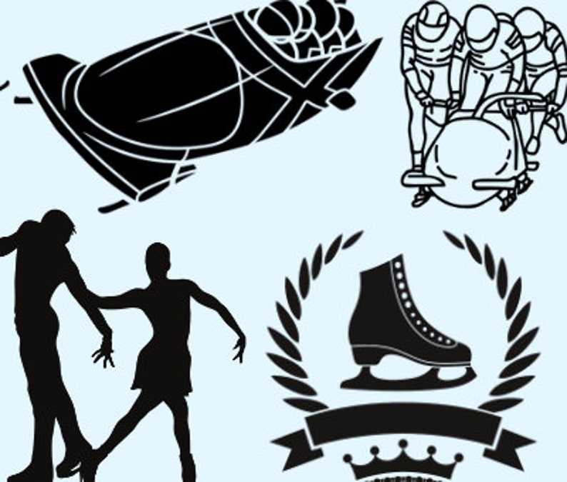 EXCLUSIVE SVG Winter Sports DESIGNS - Etsy