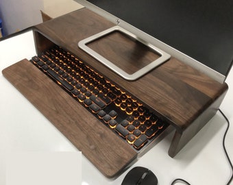 Monitor and Keyboard Riser - Etsy