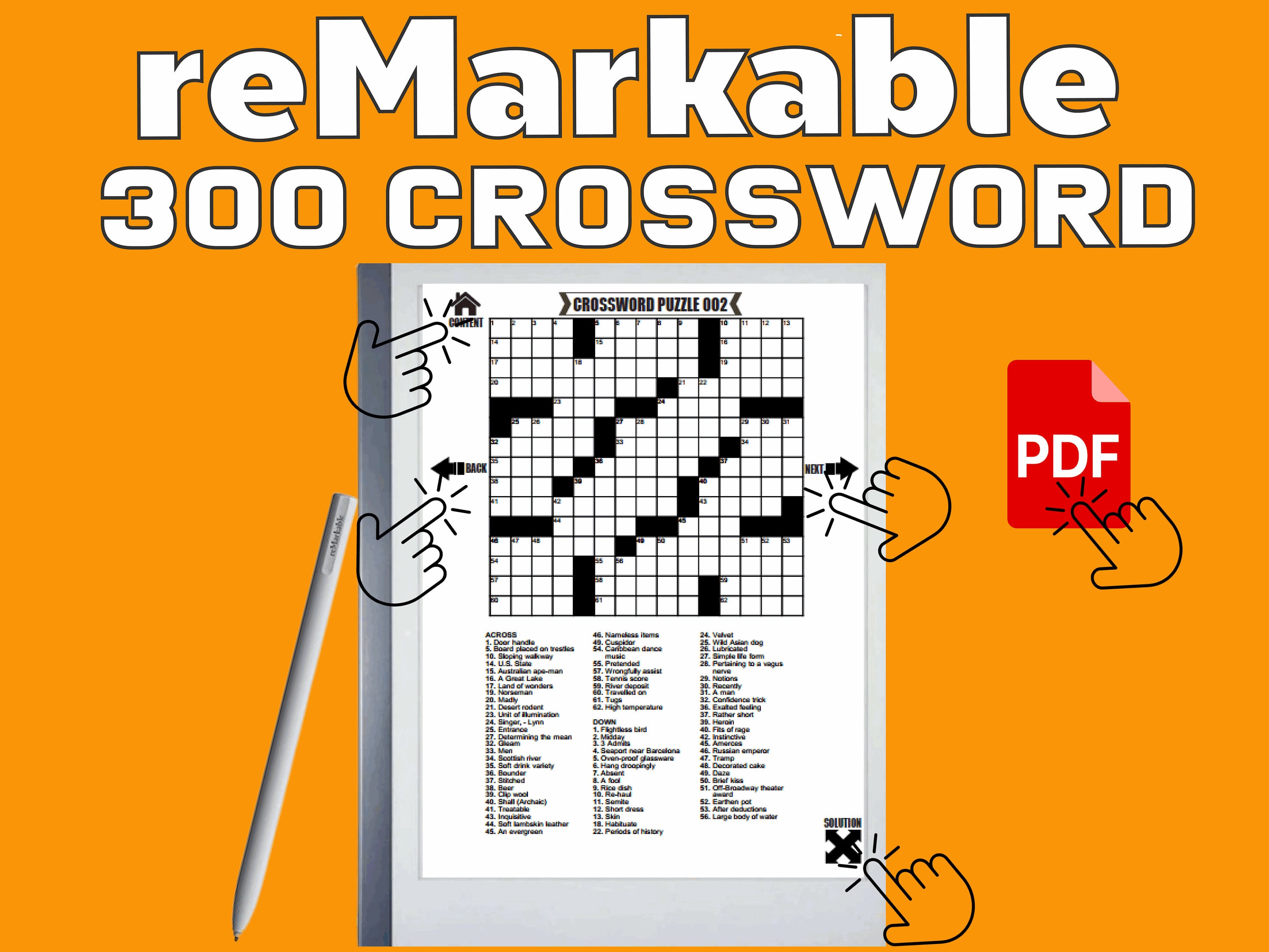 Remarkable 2 Games 360 Sudoku + 300 Crossword Puzzle Games for Adult ...