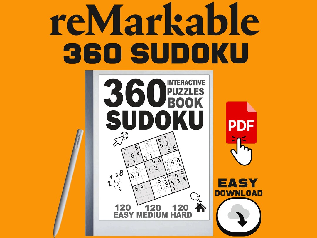 Remarkable 2 Games 360 Sudoku Puzzles Games for Adult. Brain Teaser ...
