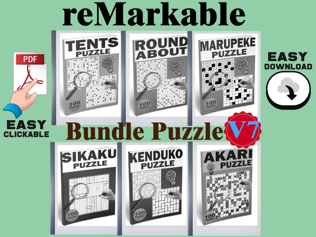 600 Remarkable Puzzle Akari Roundabout Keduko Marupeke Sikaku Tents ...