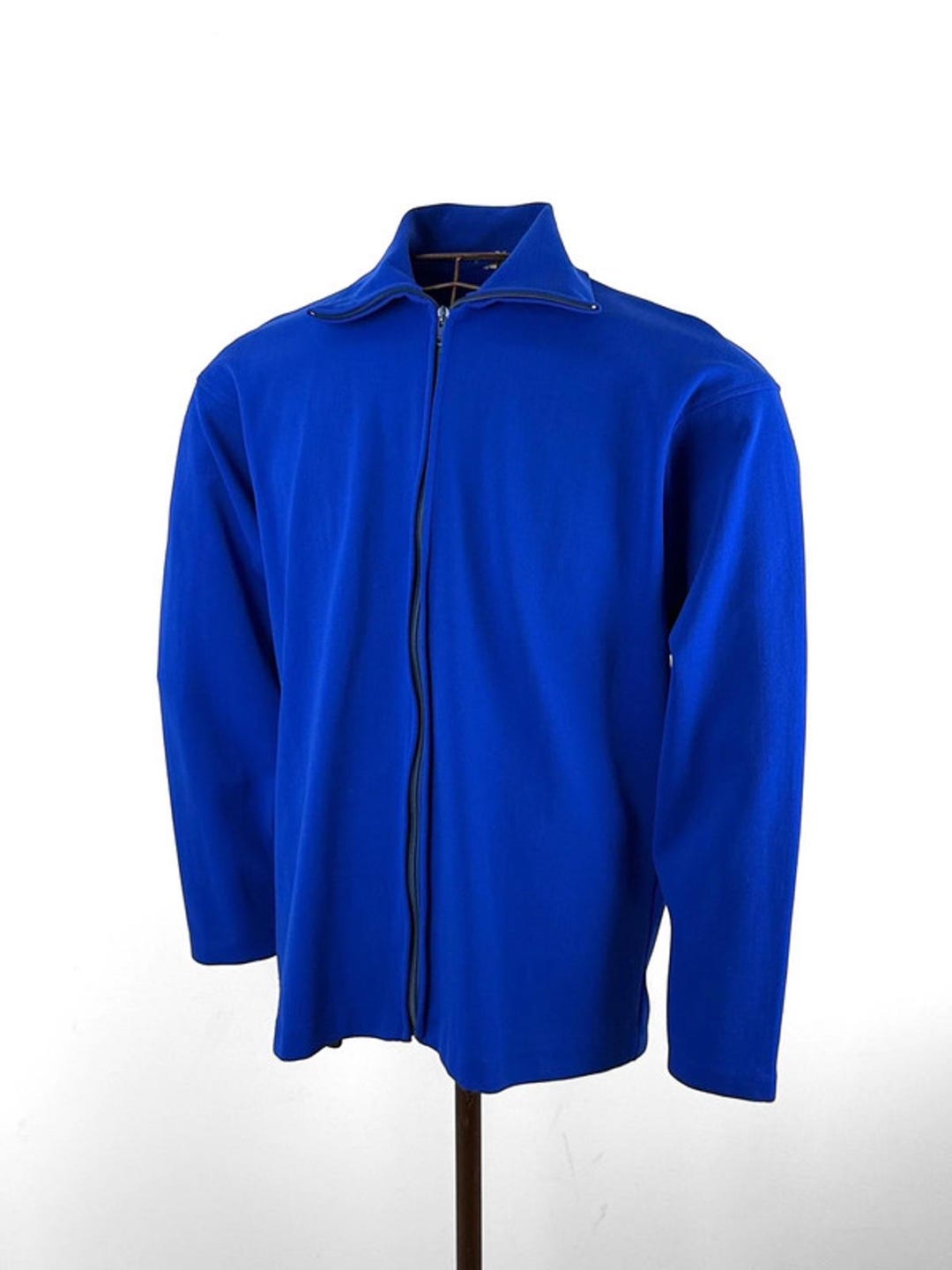 1970s Track Jacket Full Zip Royal Blue Large - Etsy