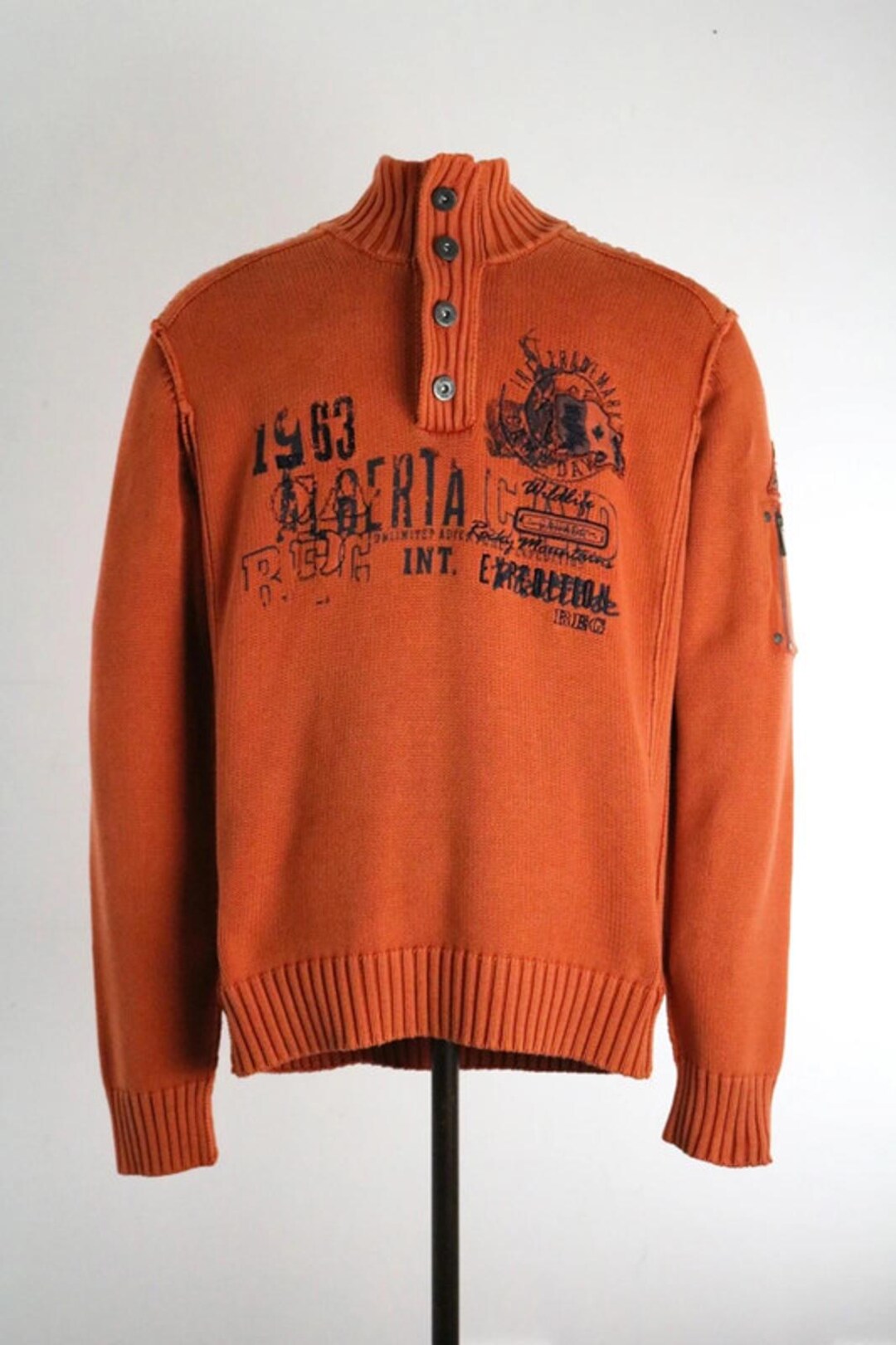 Y2K Camp David Chunky Cotton Utility Jumper XL - Etsy