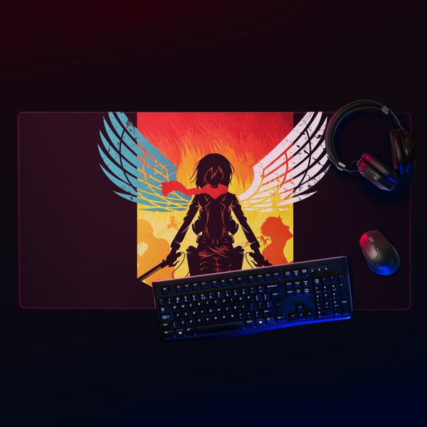 Attack on Titan Mouse Pad - Etsy
