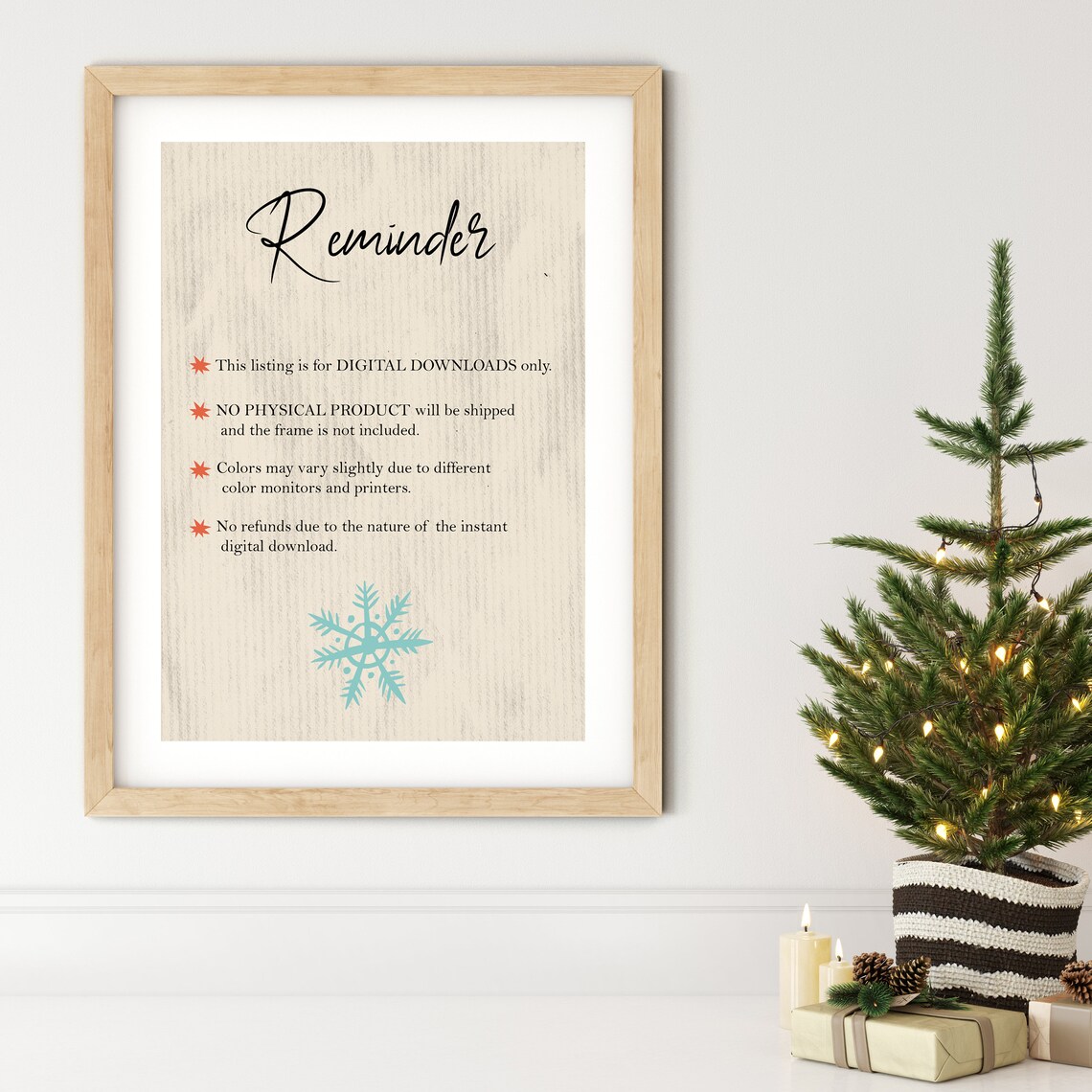 Christmas Printable Wall Art Christmas Decor Modern - Etsy