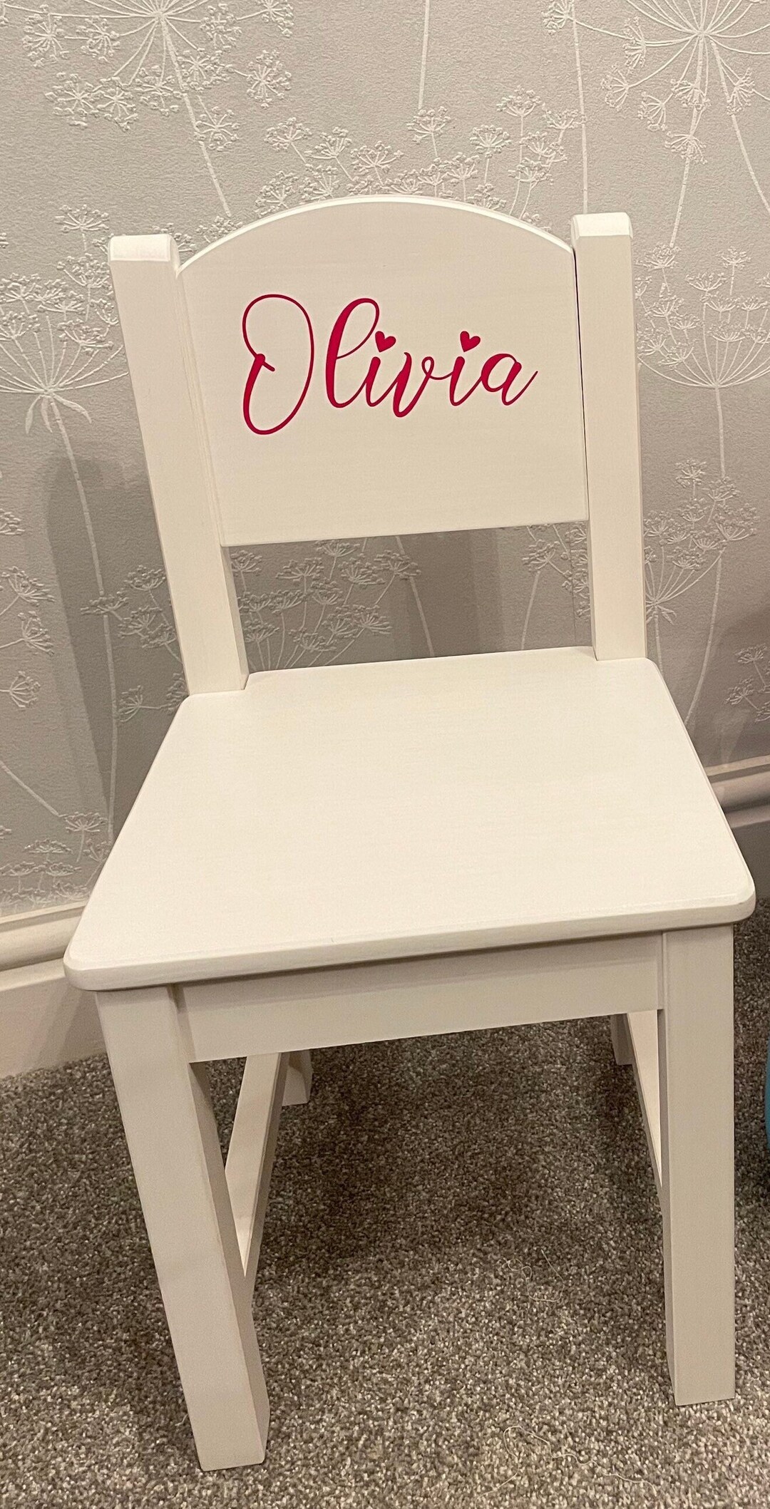 Personalised Named Child’s Chair - Etsy UK