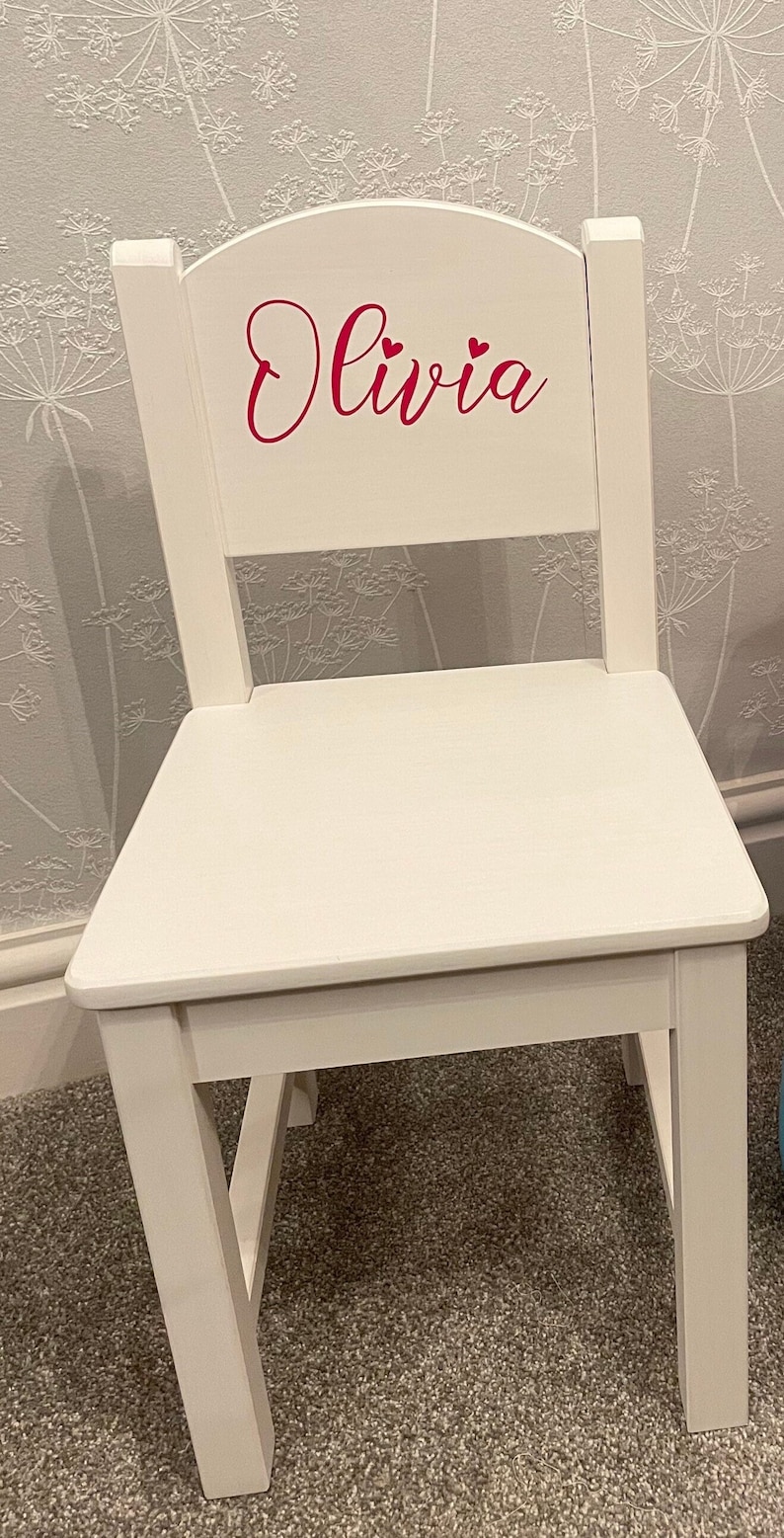 Personalised Childs Chair - Etsy