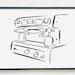 Digital Download - Illustration of Espresso Coffee Machine Line Art ...