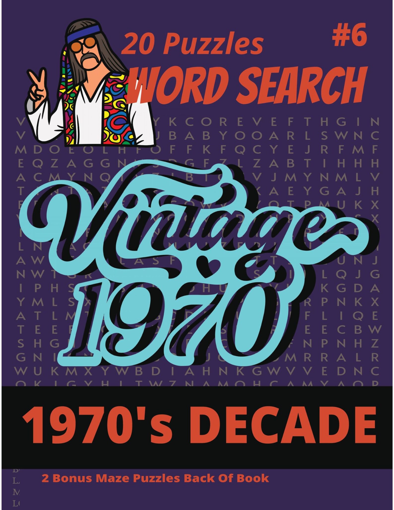Decades Word Search Puzzle Bundle: 100 Fun Puzzles (digital Download ...