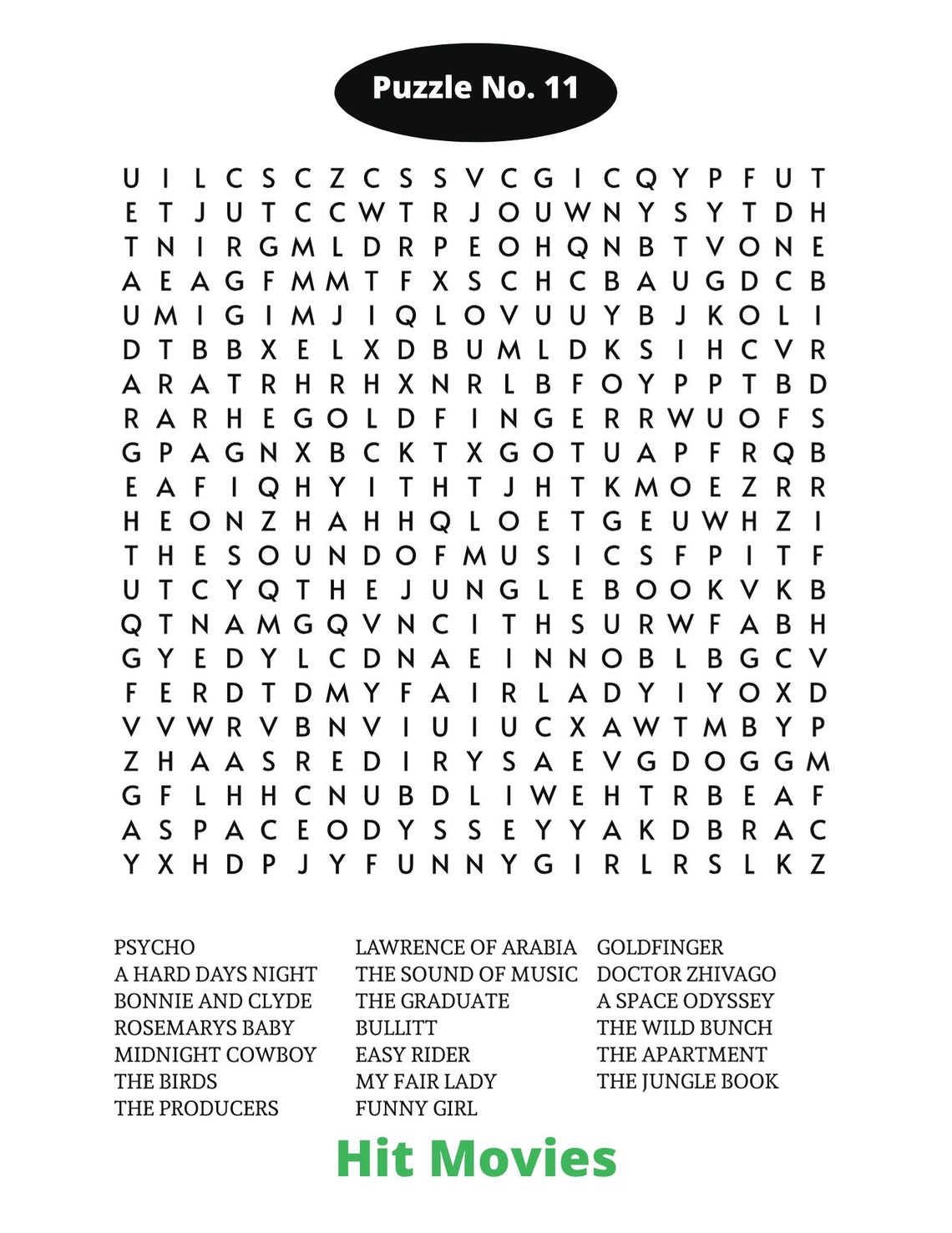 Word Search for Adults, Word Search Printable for Kids, Printable Games ...