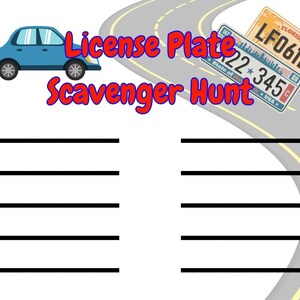 Scavenger Hunt Car, Epic Game, Activity Kids, Travel Summer Time, Field ...