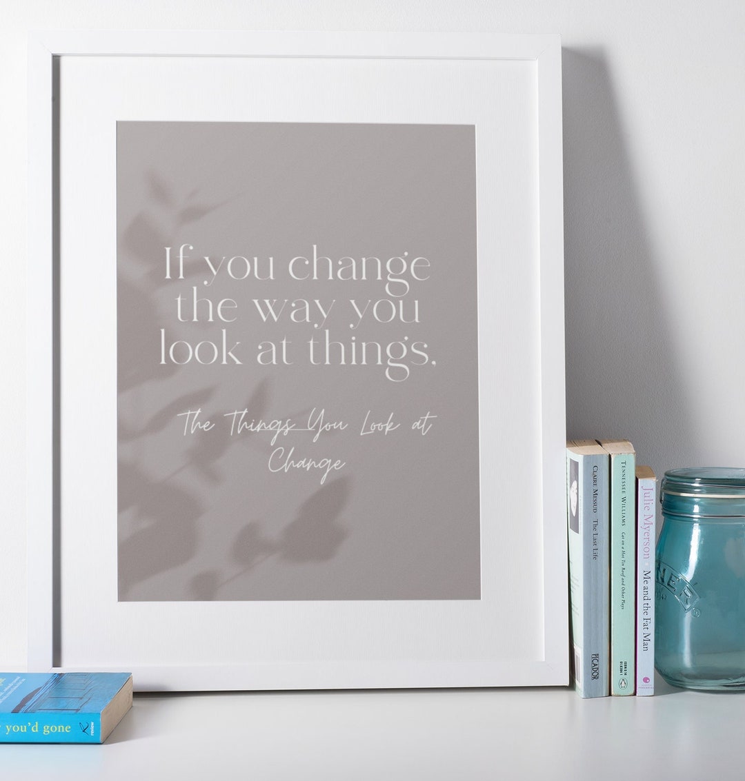 Change PRINTABLE Artwork, Downloadable Prints, PRINTABLE Wall Art ...