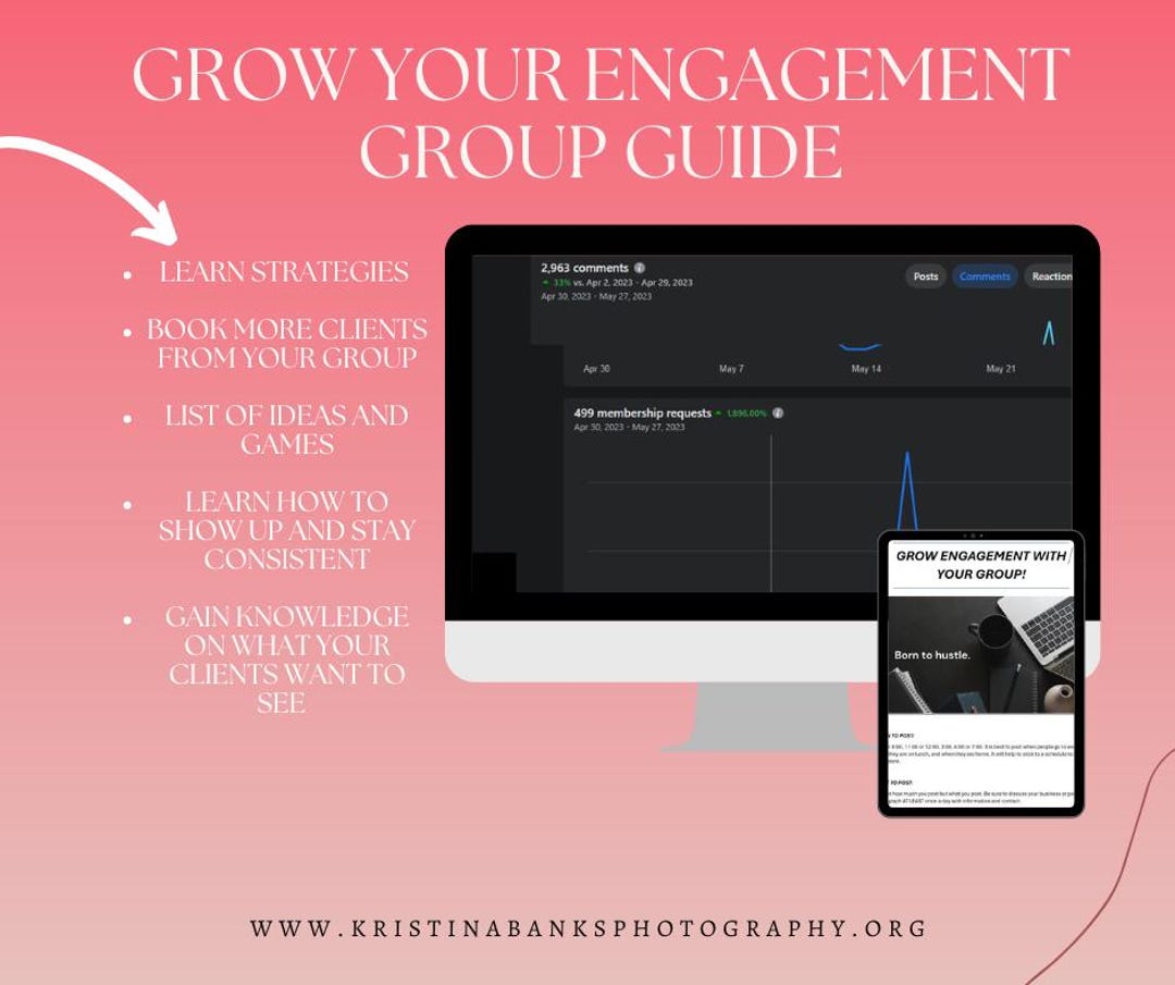 Grow Your Engagement Guide | Boudoir Group - Etsy