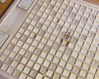 Laser Cut File Scrabble Game Coaster Style. Compose Text. Ready to Cut ...