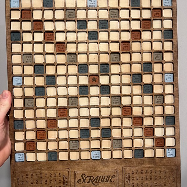 Wall Scrabble Board - Etsy