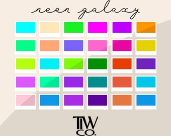 Winter Brights Procreate Color Palette | HEX Codes | Digital Art ...