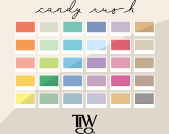 Winter Brights Procreate Color Palette | HEX Codes | Digital Art ...